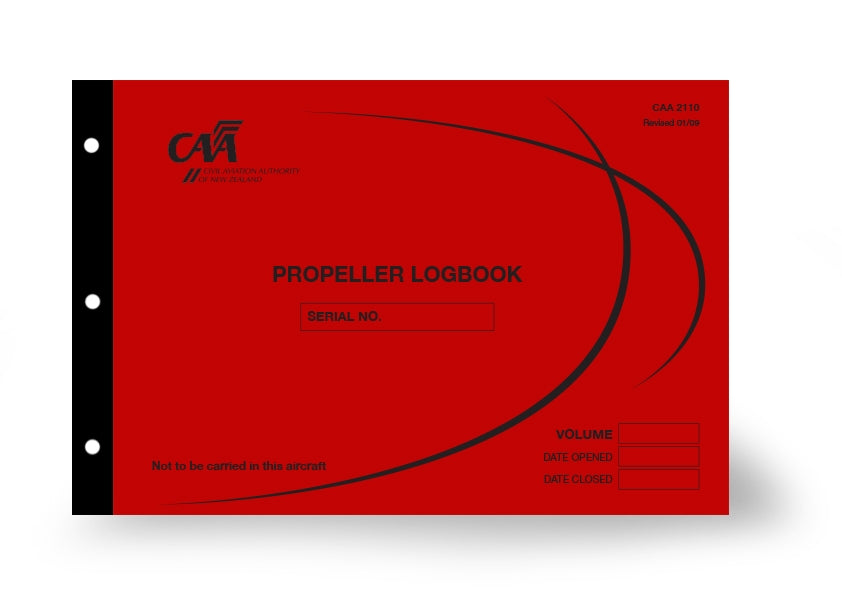 Propeller Logbook CAA 2110 | CAA Pilot Logbooks and Forms | Vertia